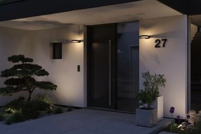 P 94836 LED venkovní nástěnné svítidlo Anela pohybové čidlo IP44 245x309mm 3000K 12,5W 230V antracit hliník - PAULMANN