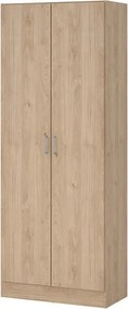 Šatní skříň v dekoru dubu v přírodní barvě 70x181x36 cm Focus – Tvilum