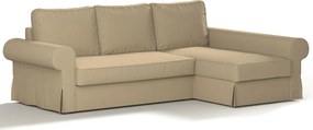 Potah na pohovku IKEA Backabro rozkládací se šezlongem barva béžová