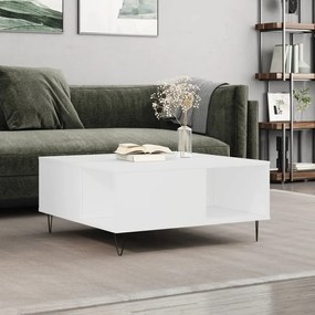 vidaXL Konferenční stolek 80 x 80 x 36,5 cm kompozitní dřevo [830784] Barva: Bílá
