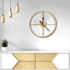 Dekorační kovové nástěnné hodiny v moderním minimalistickém stylu