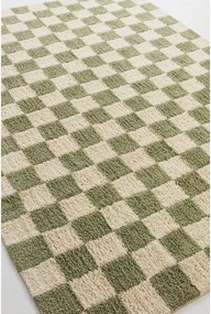Zelený/krémový bavlněný koberec 200x300 cm Mela – Jotex