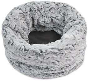 Šedý pelíšek pro domácího mazlíčka ø 45 cm Snuggle Bed 3in1 Husky Grey L – P.L.A.Y.