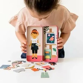 Petit Collage Magnetické puzzle Umělkyně / od 3 let