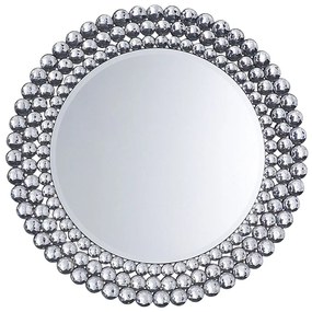 Zrcadlo sříbrné ø70 cm STENAY Beliani