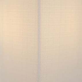 Moderní nástěnná lampa juta bílá - Vete
