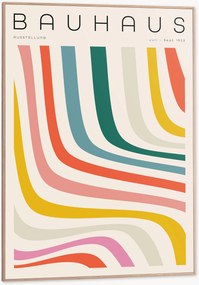 Zarámovaný digitální tisk Bauhaus Art.