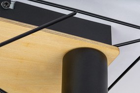 Rabalux Černé stropní svítidlo Boire pro žárovku 4x E27 71024