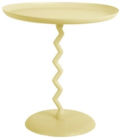Kovový kulatý odkládací stolek ø 40 cm Zig Zag – Leitmotiv