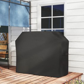 Outsunny Kryt na gril Ochranný kryt na gril, odolný proti povětrnostním vlivům, 147 x 61 x 120 cm, černý