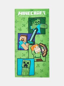 Sinsay - Dětská bavlněná osuška Minecraft - zelená