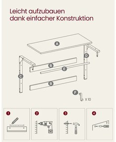 Nástěnná police LCR101W09