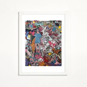Yulia Novikova | Osvobození Rám: Černý, Velikost: 40 x 30 cm