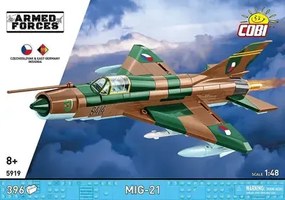 COBI 5919 Armed Forces MiG-21 / Stavebnice / 396 kostek / 1:48 / od 8