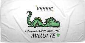 Sablio Ručník Dinosaurus - 70x140 cm