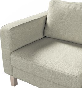 Potah na pohovku IKEA  Karlstad 2-místná, nerozkládací, krátký barva béžová látka pletený vzor