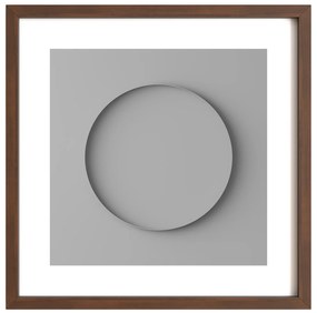 Idealform Poster no. 2 Circle shadow Barva: Silver grey, S textem: Bez textu