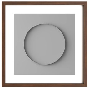 Idealform Poster no. 2 Circle shadow Barva: Silver grey, S textem: S textem