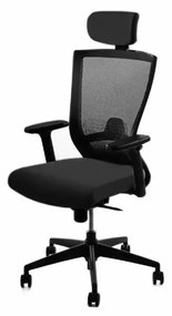 DELSO Kancelářská židle PRON s opěrákem Barva potahu: černá