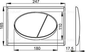 Alcaplast AM102/1120 Jádromodul komplet do bytových jader se závěsným WC RIMLESS Arco