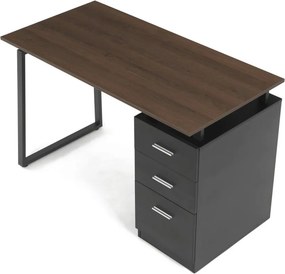 Kancelářský stůl APC-3218 OAK, melamin, ořech (120 x 60) cm