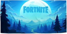 Sablio Ručník FORTNITE Modré údolí s měsícem - 70x140 cm