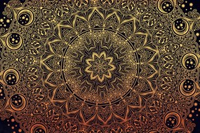 Obraz zlatá orientální Mandala Varianta: 60x40