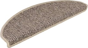 Samolepící nášlapy na schody vzhled sisal 15 ks 65x21x4 cm 326878