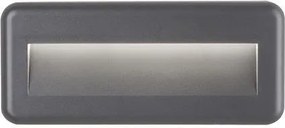 NV 812102 Venkovní nástěnné svítidlo PULSAR tmavě šedý ABS LED 4W 3000K 220-220V 38st. IP54 - NOVA LUCE