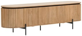 OnaDnes -20% Dřevěný TV stolek Kave Home Licia 200 x 55 cm