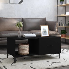 vidaXL Konferenční stolek 90 x 50 x 40 cm kompozitní dřevo [812667] Barva: Černá