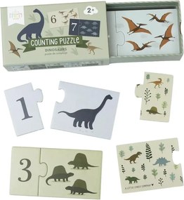 Počítání puzzle: dinosaurus