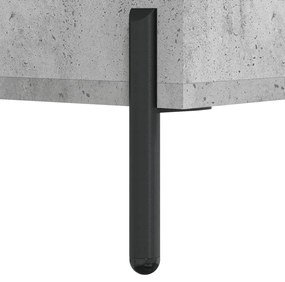 Skříň highboard betonově šedá 69,5x34x180 cm kompozitní dřevo,  3199565