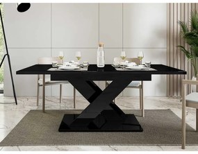 Jídelní stůl Lezuma, Barva: černý lesk