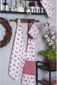 Bílá porcelánová konvička na čaj - 17*12*10 cm / 0,6L