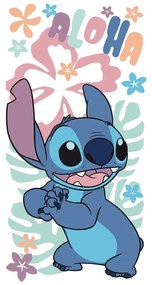 Bavlněná dětská osuška 70x140 cm Lilo and Stitch "Hawaiian Harmony" – Jerry Fabrics