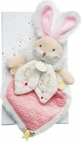 Doudou Dárková sada - Hračka růžový kamarád králíček 24 cm / od 0 let