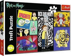 TREFL Puzzle Rick a Morty / 300 dílků / 60 x 40 cm