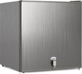 HOMCOM Mini mraznička 35 L mrazicí box elektrický volně stojící 161 W Mini mraznička 47 x 44,2 x 48,8 cm šedá