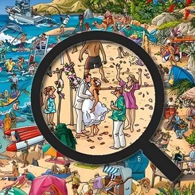HEYE Puzzle Mořské pobřeží / 1000 dílků / 70 × 50 cm