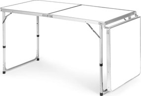 Skládací turistický stůl Veloca 180x60 cm bílý