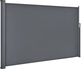 Juskys Výsuvná boční markýza Dubai Barva: tmavě šedá, Velikost: 300 × 160 cm