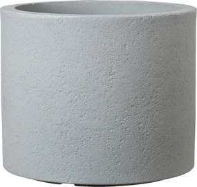 Scheurich Květináč „Riva“, plast, kulatý. (Stony Grey, Ø 40 cm)