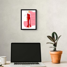 Josefina Bakošová | Rose Rám: Černý, Velikost: 40 x 30 cm