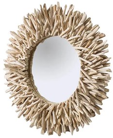 Wall mirror Riverside 80cm made of driftwood/ 36577