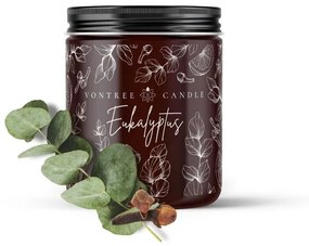 Přírodní sójová svíčka VonTree CANDLE |  Eukalyptus a Hřebíček | 180 ml