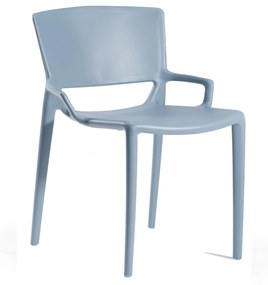 Židle Fiorellina - neperforovaná Barva sedáku a opěradla z recyklovaného plastu: Powder blue IS503