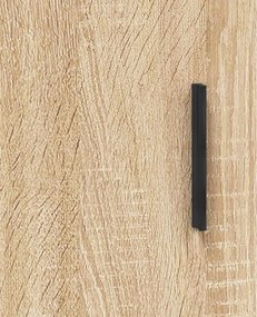 vidaXL Skříň highboard 34,5 x 34 x 180 cm kompozitní dřevo [3199188] Barva: Betonová šedá
