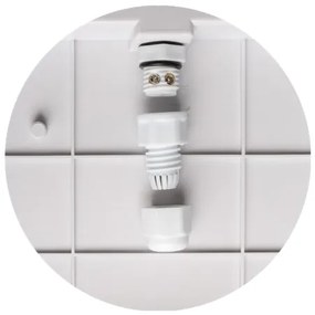 ECOLIGHT LED stropní svítidlo černé TOR-152C - IP65 - 15W - neutrální bílá