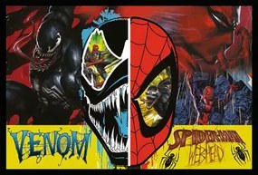 Trefl - Puzzle - Spiderman: Den a noc / 2x 200 dílků / 41 x 27.5 cm /